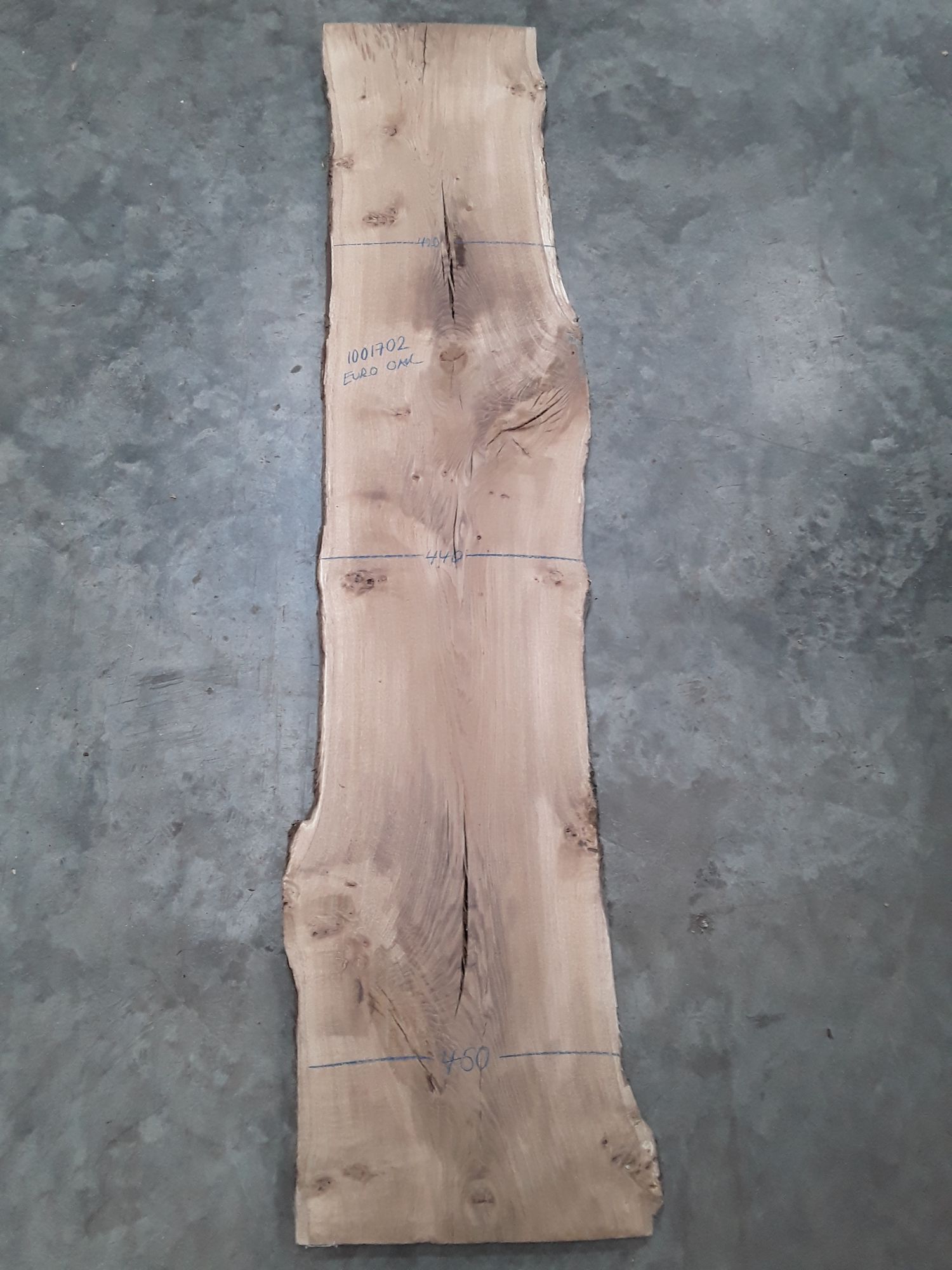 Oak – 20 mm x 430 mm x 2.1 m – The Timber Rack