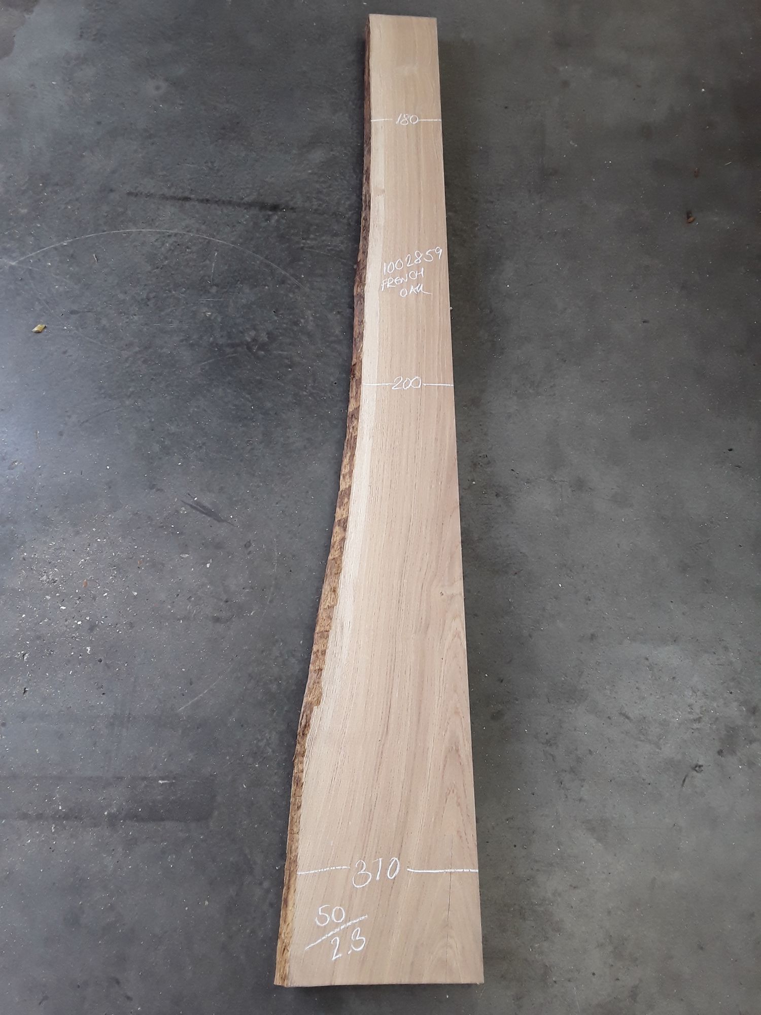 Oak – 50 mm x 230 mm x 2.3 m – The Timber Rack