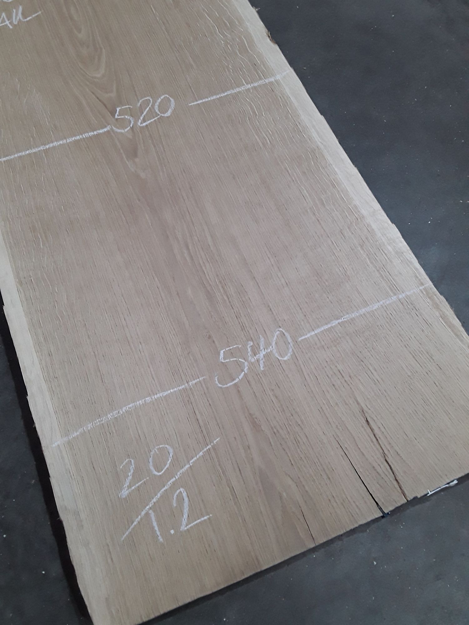 Oak – 20 mm x 520 mm x 1.2 m – The Timber Rack