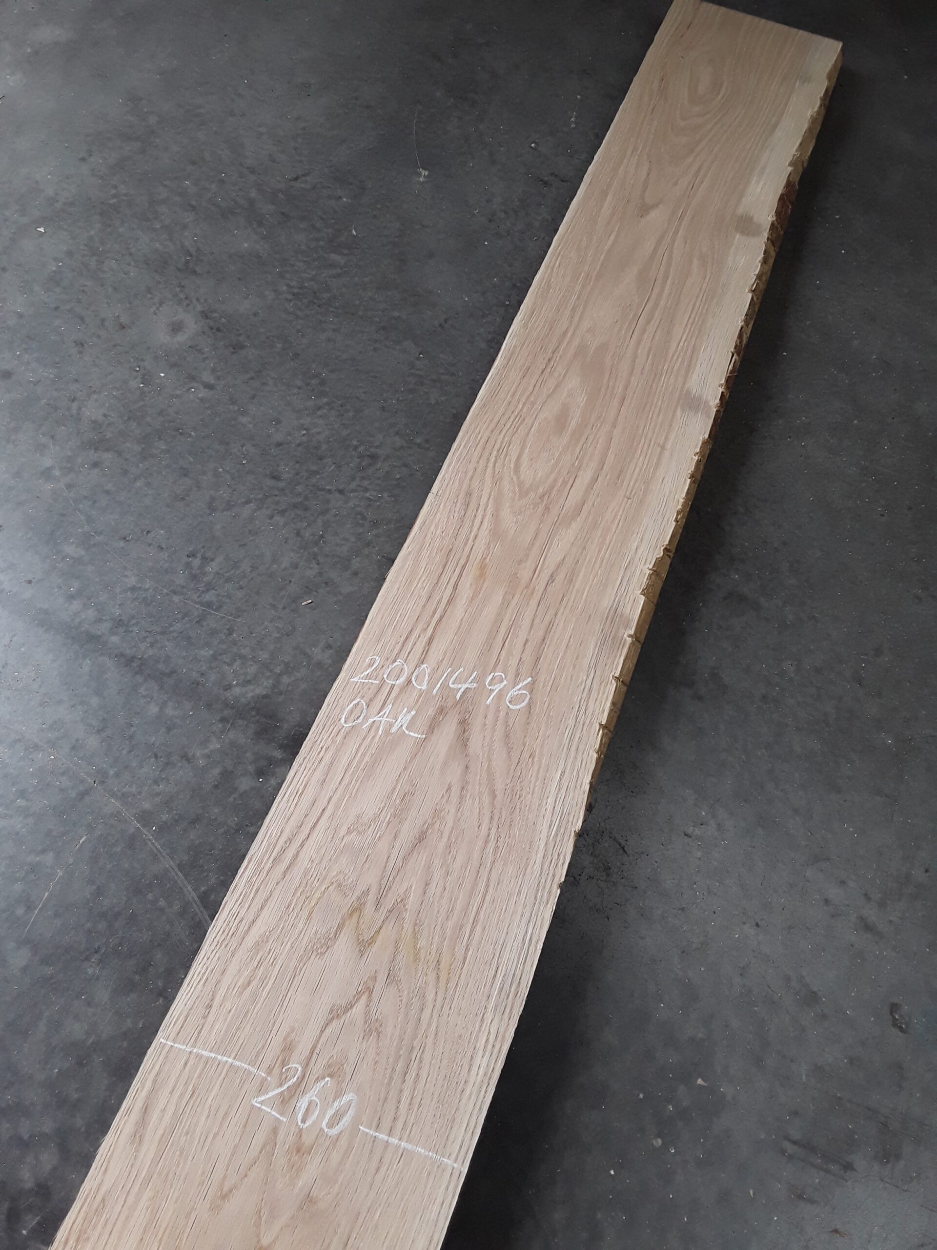 Oak – 20 mm x 260 mm x 3 m – The Timber Rack