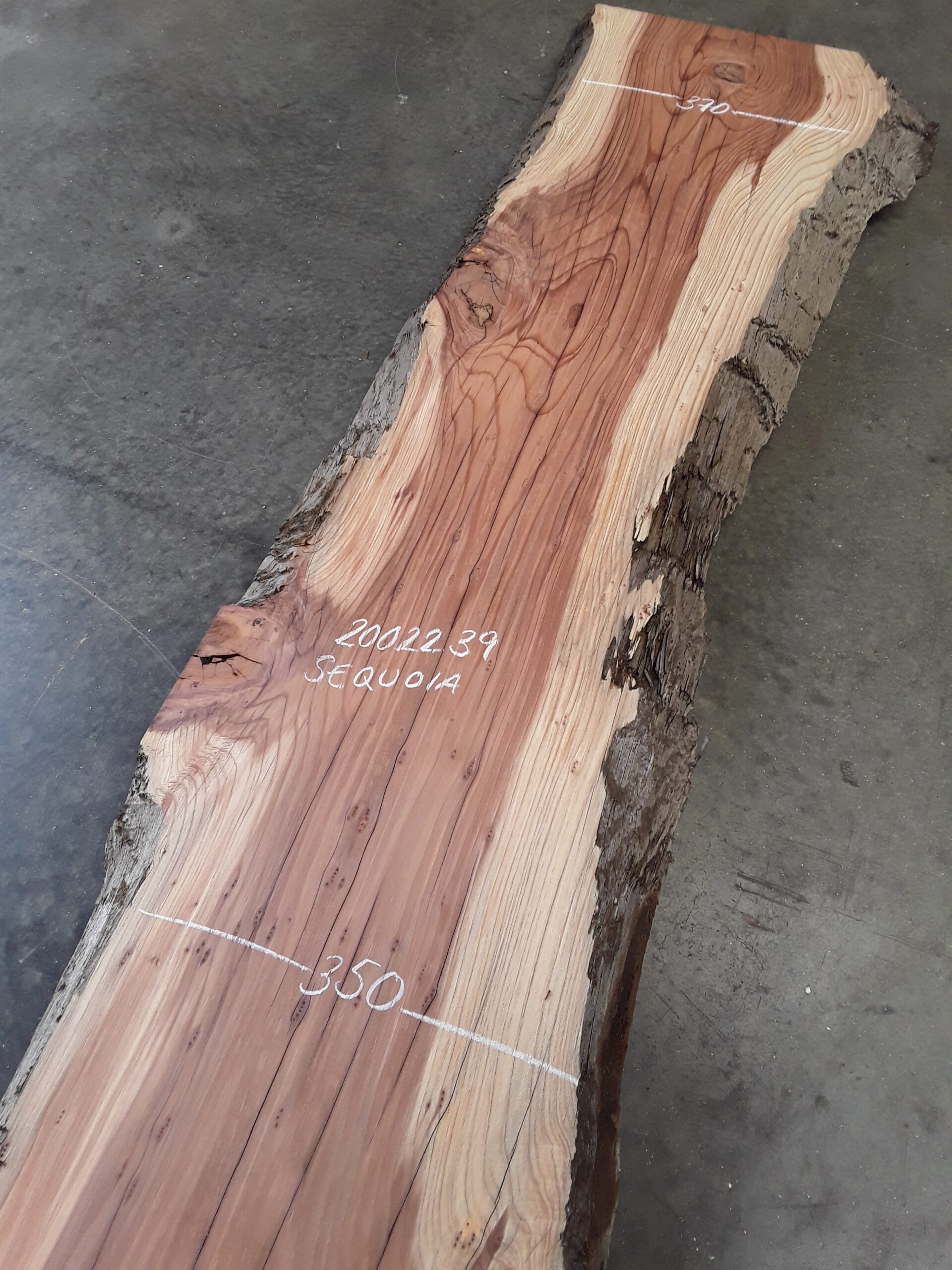Sequoia – 45 mm x 380 mm x 2.7 m – The Timber Rack