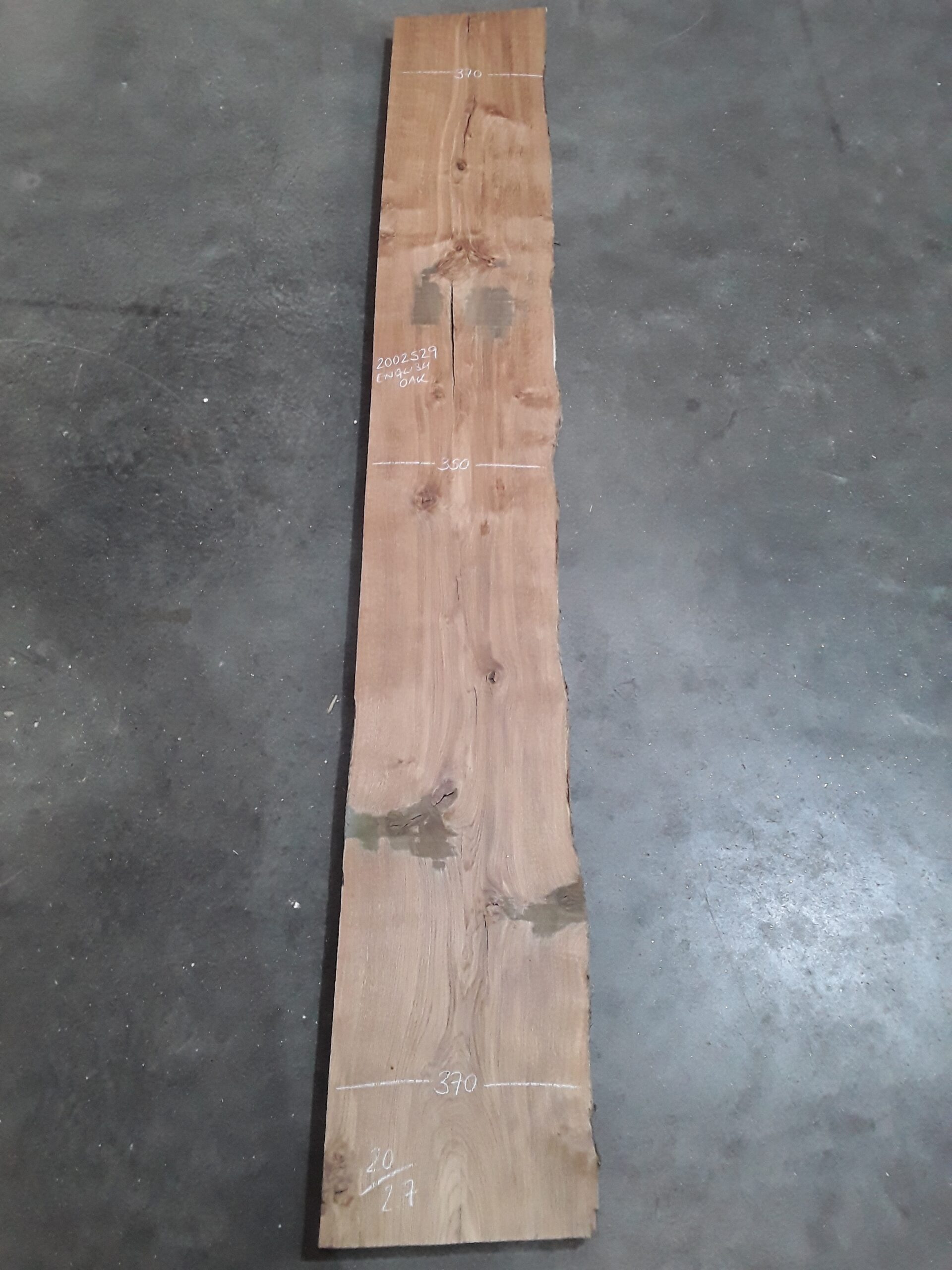 Oak – 20 mm x 360 mm x 2.7 m – The Timber Rack