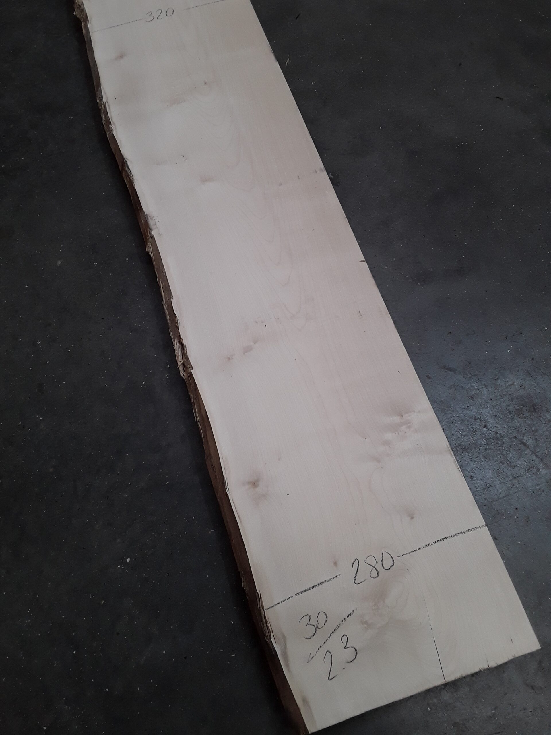 Sycamore – 30 mm x 300 mm x 2.3 m – The Timber Rack
